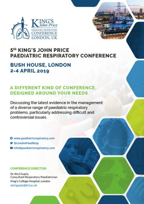 5th King's John Price Paediatric Respiratory Conference - King's John ...